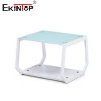 China OEM Contemporary Glamour Glass And Chrome Coffee Table For Sleek Sophistication for sale