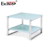 China Glass Fiber Functional Coffee Table Built In Shelves For Easy Storage for sale