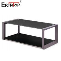 China Glass Fiber Functional Coffee Table Built In Shelves For Easy Storage for sale