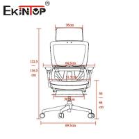 China Anti - Explosion Mesh Office Chair Flip - Up Armrest Nylon Back for sale