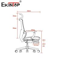 China Anti - Explosion Mesh Office Chair Flip - Up Armrest Nylon Back for sale