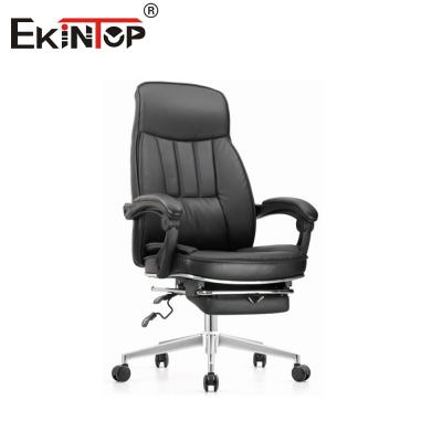 China Durable Synthetic Leather Office Chair For Long - Term Comfort for sale