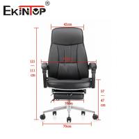 China Durable Synthetic Leather Office Chair For Long - Term Comfort for sale