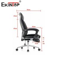 China Durable Synthetic Leather Office Chair For Long - Term Comfort for sale