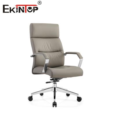 China Premium Craftsmanship Exquisite Leather Office Chair Adjustable Seat for sale