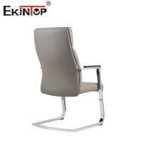 China Versatile Leather Adjustable Height Office Chair With Chrome Metal Base for sale