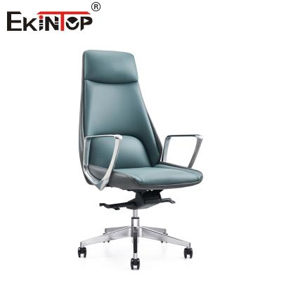 China Elevated Style And Support Sleek Leather Office Chair 10 Years Warranty for sale
