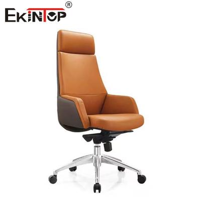 China Collaborative Comfort Leather Office Chairs for Teamwork and Group Projects for sale