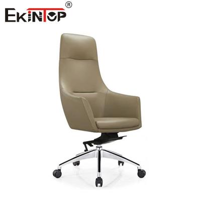 China Sustainable Design Eco-friendly Leather Office Chairs for a Greener Workspace for sale