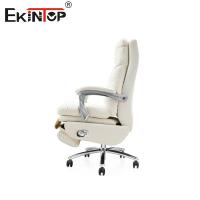 China Modern White Leather Multi-functional Office Chair Style and Utility in One for sale