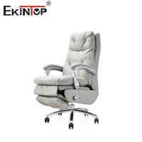 China Modern White Leather Multi-functional Office Chair Style and Utility in One for sale