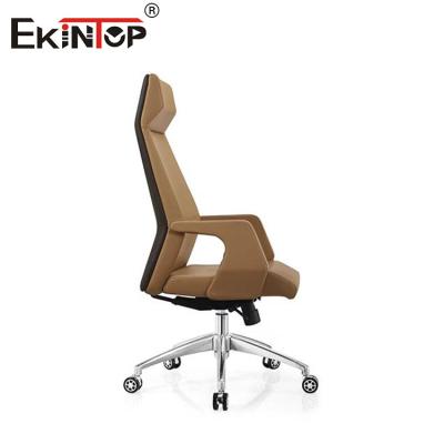 China Luxurious Support Professional Sophistication Leather lounge chair for sale