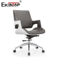 China Sophisticated Faux Leather Dining Chair Modern Elegance Sleek Metal Legs for sale