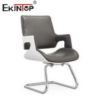 China Sophisticated Faux Leather Dining Chair Modern Elegance Sleek Metal Legs for sale