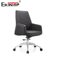 China Genuine Leather Executive Office Chair Reclining Mechanism for sale