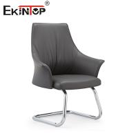 China Multifunctional Mechanism Leather Office Chair With Silent Pu Wheel for sale
