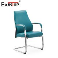 China Modern High Back PVC Leather Office Chair Revolving 350mm Aluminium Base for sale