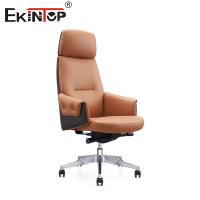 China Unwind In Elegance Executive PU Leather Office Chair With Quiet PU Wheels for sale
