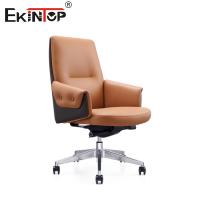 China Unwind In Elegance Executive PU Leather Office Chair With Quiet PU Wheels for sale