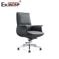 China Classic Genuine Leather Boss Chair Timeless Elegance For Modern Workplace for sale