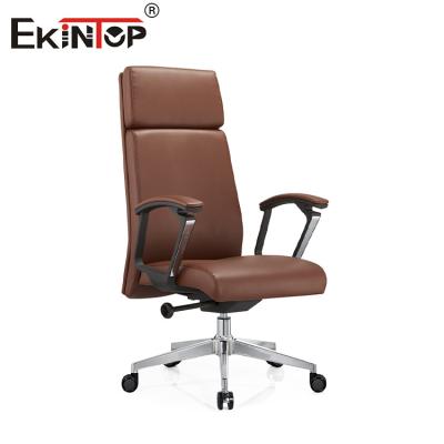 China Comfort and Style High-Quality Leather Chair for the Discerning Professional for sale