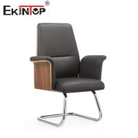 China Sound Absorption Ergonomic Leather Office Chair With Castors for sale