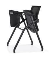 China School Furniture Student Lecture Training Chair With Writing Pad for sale