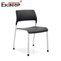 China Plastic Modern Training Chair Stackable Visitor Chair Metal Leg for sale