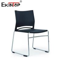 China Metal Frame Plastic Stacking Office Chair Visitor Training Staff Guest Chair for sale