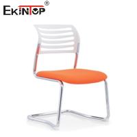 China Customizable Classroom Training Chair With Plastic Backrest And Metal Legs for sale