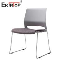 China Sustainable Training Chair With Plastic Backrest Metal Legs Minimalist Style for sale