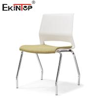 China Sustainable Training Chair With Plastic Backrest Metal Legs Minimalist Style for sale
