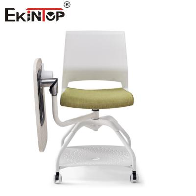 China Plastic Backrest And Sponge Cushion Training Chair With Writing Board for sale