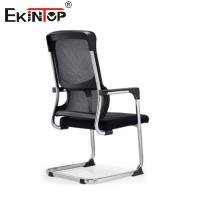 China Black Mesh Office Chair with Armrests Modern Style for Office for sale