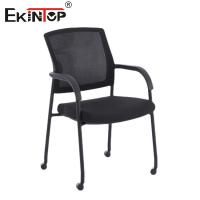 China Mid Back Office Training Chair with Fixed Armrest Funky Office Center Furniture for sale