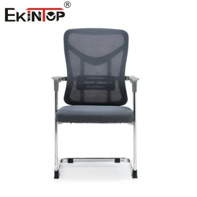 China Modern Style Mid-Back Office Chair with Mesh Material and Armrests for sale