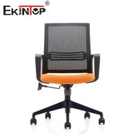 China Mid Back Mesh Office Chair With Sponge Seat Cushion Synchronized Mechanism for sale