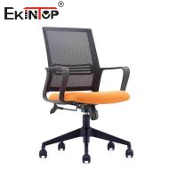 China Mid Back Mesh Office Chair With Sponge Seat Cushion Synchronized Mechanism for sale
