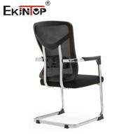China Standard Size Mesh Back Office Chair With Metal Frame And Armrests for sale