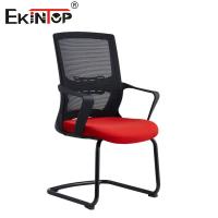 China Anti Fatigue Office Chair Black Metal Frame With Armrests And Fabric Mesh for sale