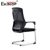 China Black Mesh Plastic Armrest Office Chair Sliding Seating Standard Size for sale