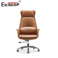 China High Back Leather Office Chair With Adjustable Height And Swivel Function for sale