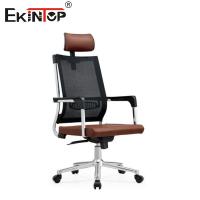 China Factory Price High-Back Mesh Office Chair with Adjustable Headrest Height for sale