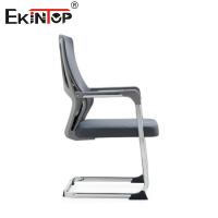 China Mid Back Black Office Chair With Mesh Backrest And Metal Frame for sale