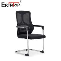 China Black High Back Mesh Office Chair With Adjustable Headrest Height Rotation for sale