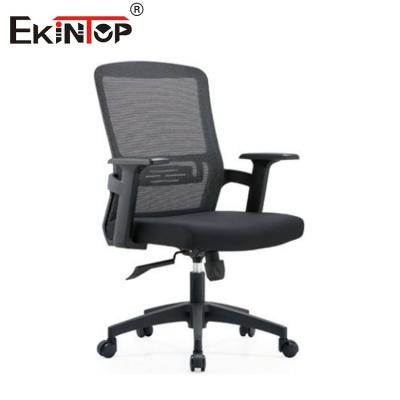 China Black Conference Room Office Chair With Armrests High Durability for sale