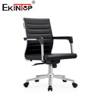 China Executive High Back Leather Office Chair Business Style Customizable for sale