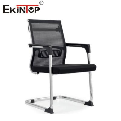 China Breathable Mesh Back Office Chair With Curved Metal Frame for sale