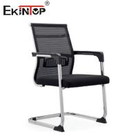 China ODM Mid Back Black Mesh Office Chair With Modern Armrests for sale