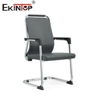 China Customizable Gray Mid Back Arch Chair With Armrests And Foam Cushion for sale